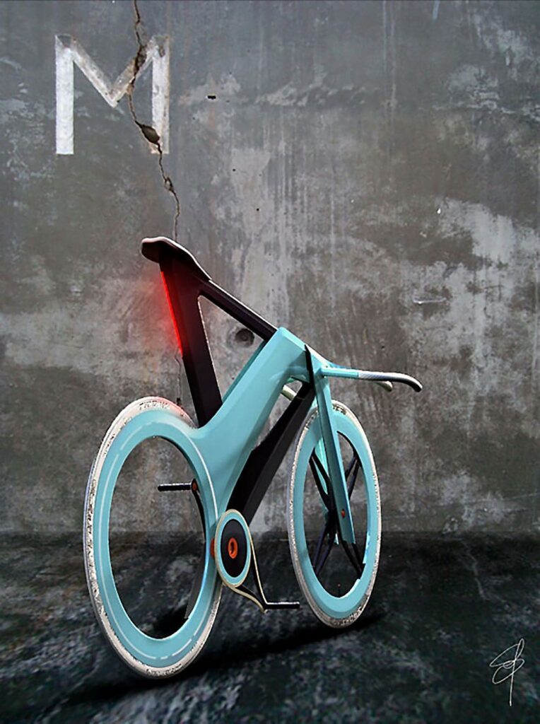 Le vélo futuriste Mooby par Madella Simon sur Le Vélo Urbain.com