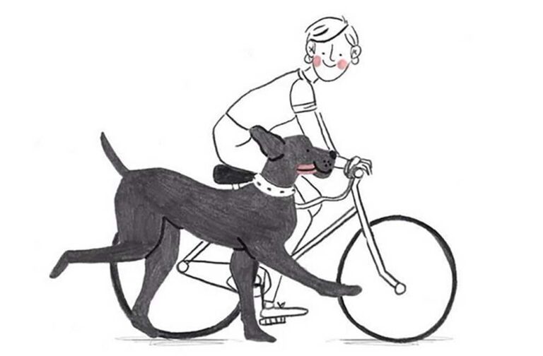 Dessins de vélos et cyclistes urbains par Eric de Bargas et Ro Ledesma