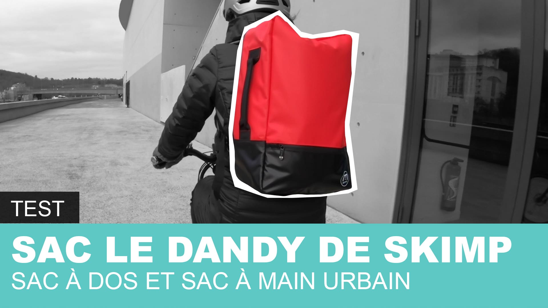 Sac à dos Le Dandy de Skimp sur Le Vélo Urbain.com