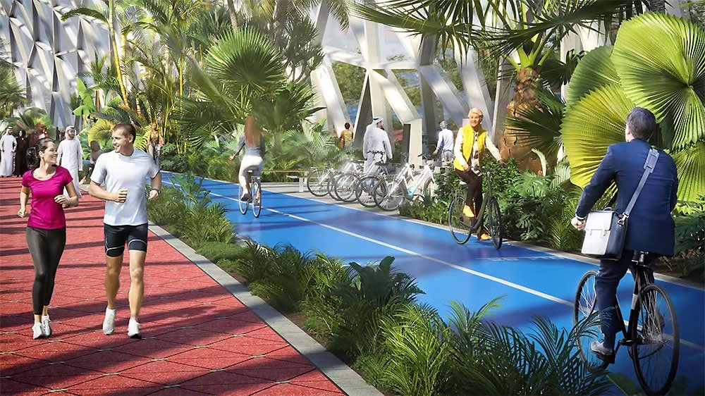 The Loop, une autoroute pour vélo à Dubaï sur Le Vélo Urbain.com