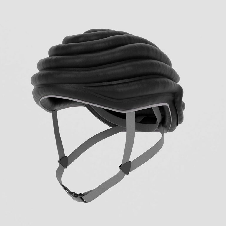 Inflabi, un casque de vélo gonflable ! sur Le Vélo Urbain.com