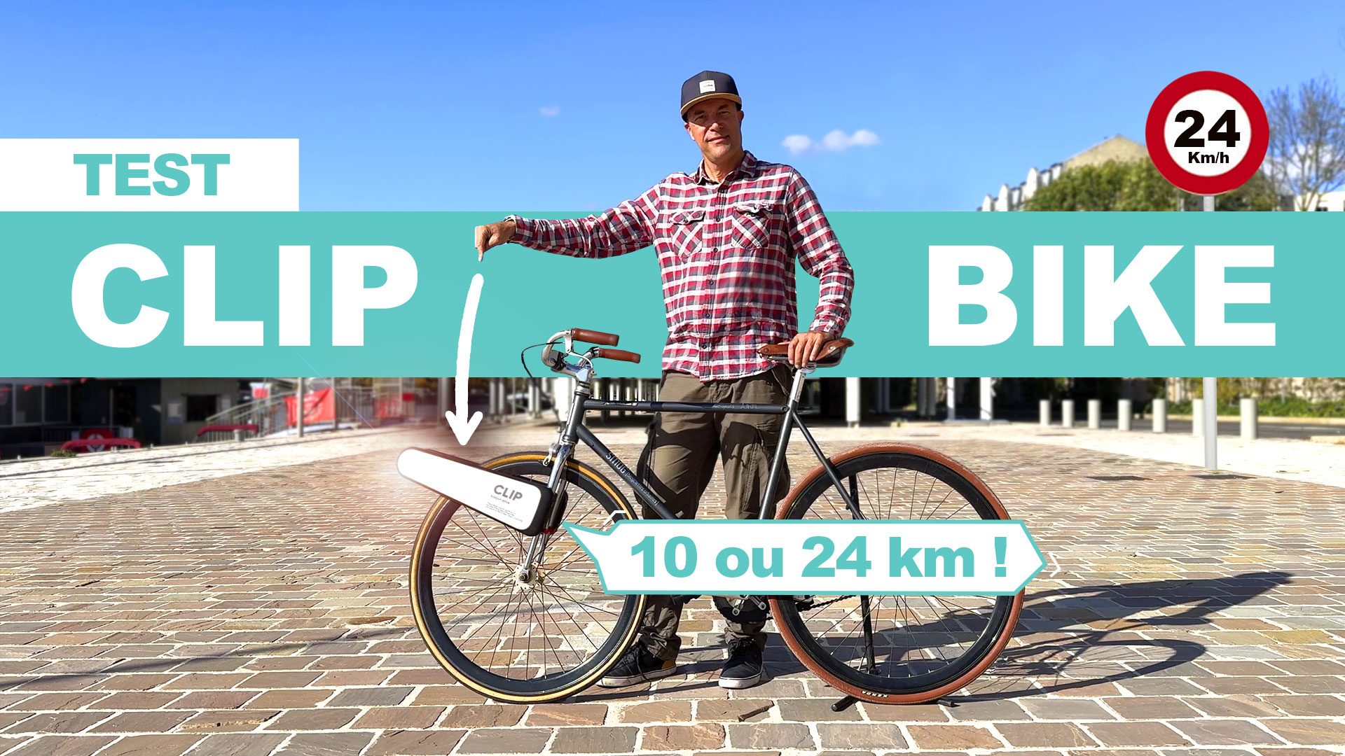 Clip Bike transforme ton vélo en vélo électrique sur Le Vélo Urbain.com