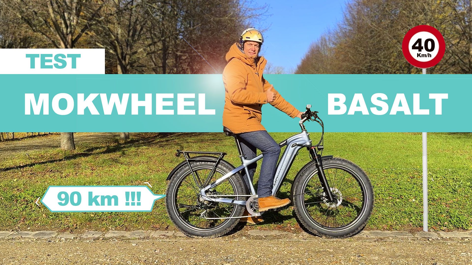 Test du vélo électrique Fat Bike Mokwheel Basalt sur Le Vélo Urbain.com
